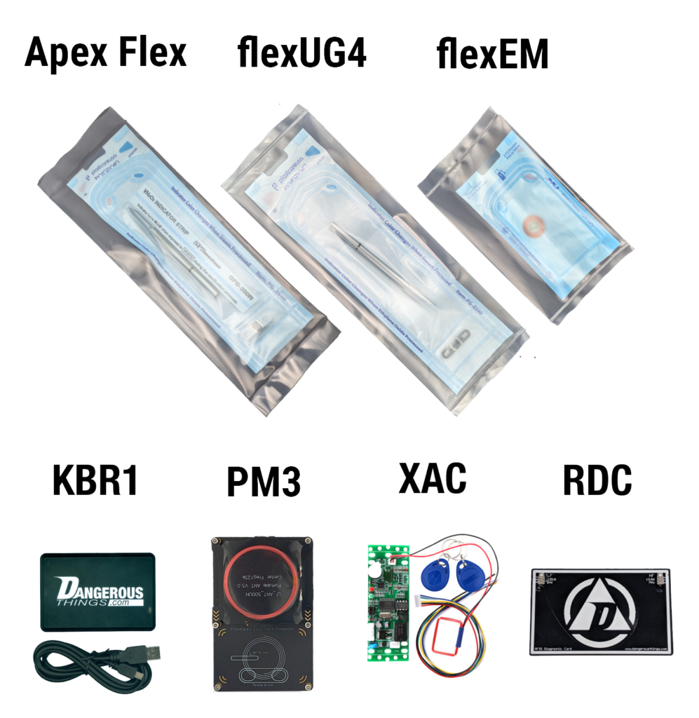Flex Fun Bundle - RFID & NFC Chip Implants and Biohacking products