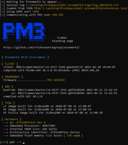 Proxmark3 Easy (Iceman Firmware) - RFID & NFC Chip Implants and ...