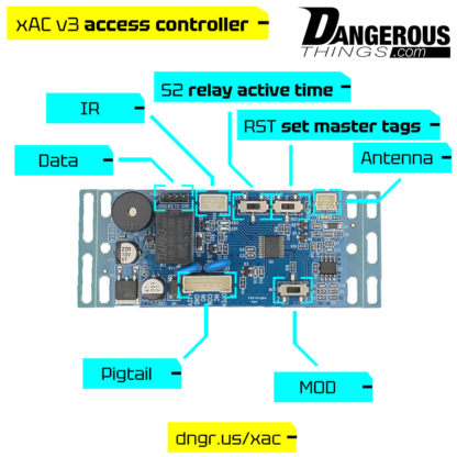 xAC Access Controller - RFID & NFC Chip Implants and Biohacking products
